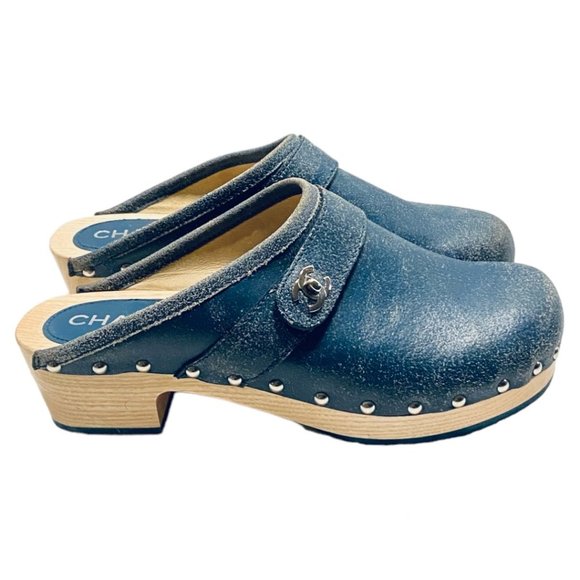 Shoes | Chanel Interlocking Cc Logo Clogs | Poshmark